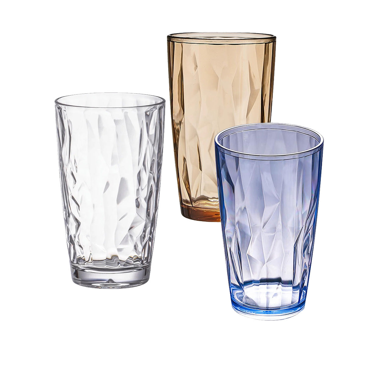 480mL Waves Acrylic Water Glass (JB-9320)