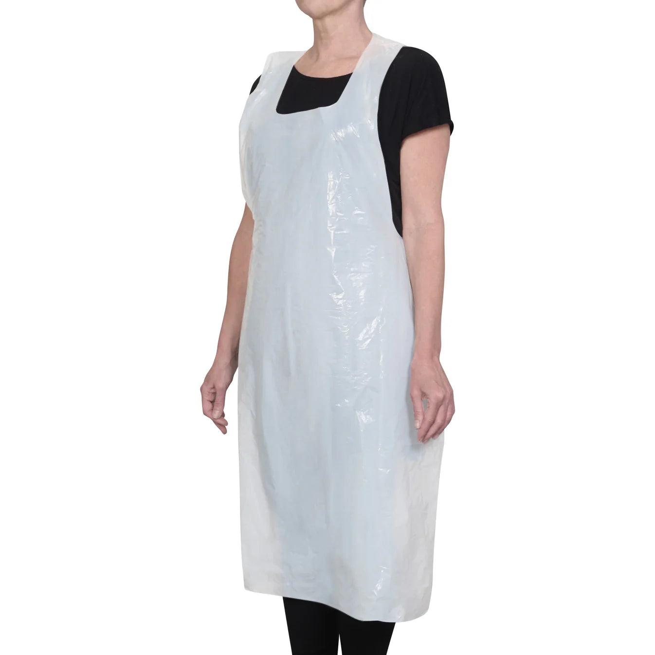 BADP-2846 - Disposable Plastic Apron, 28" x46", 100pcs/box | Chefcoca