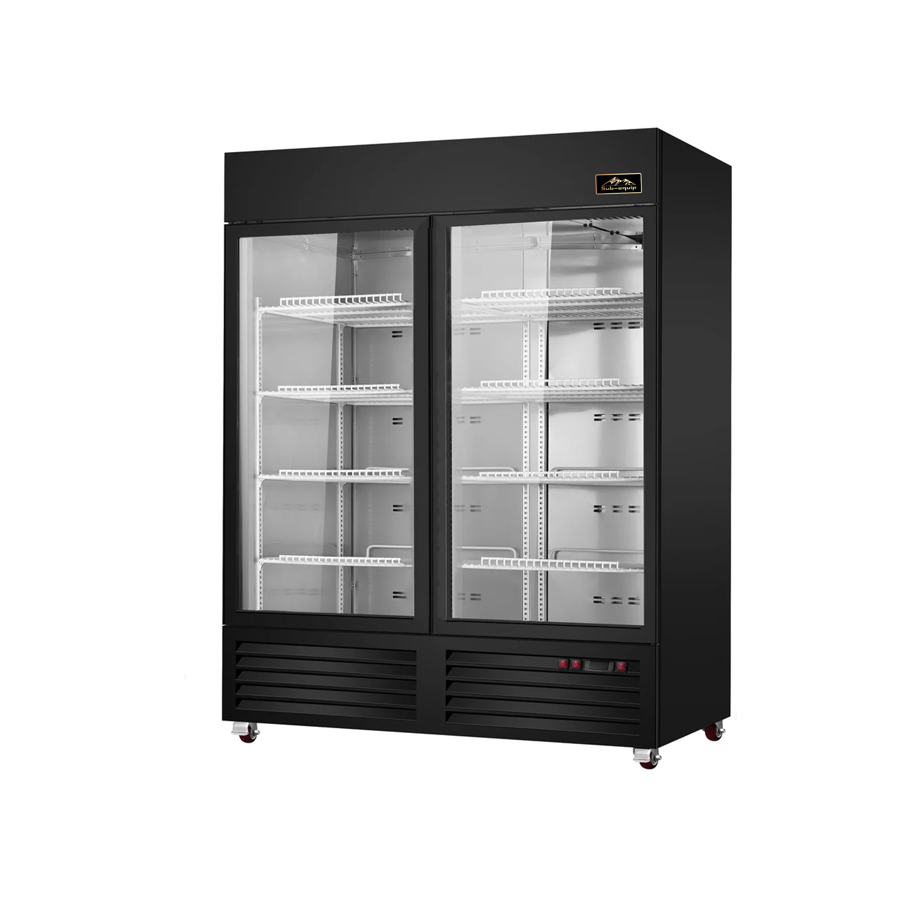 Sub-equip, SCE-B48SR, 54"x 30.35"x 80.83" Sliding Glass Door ...