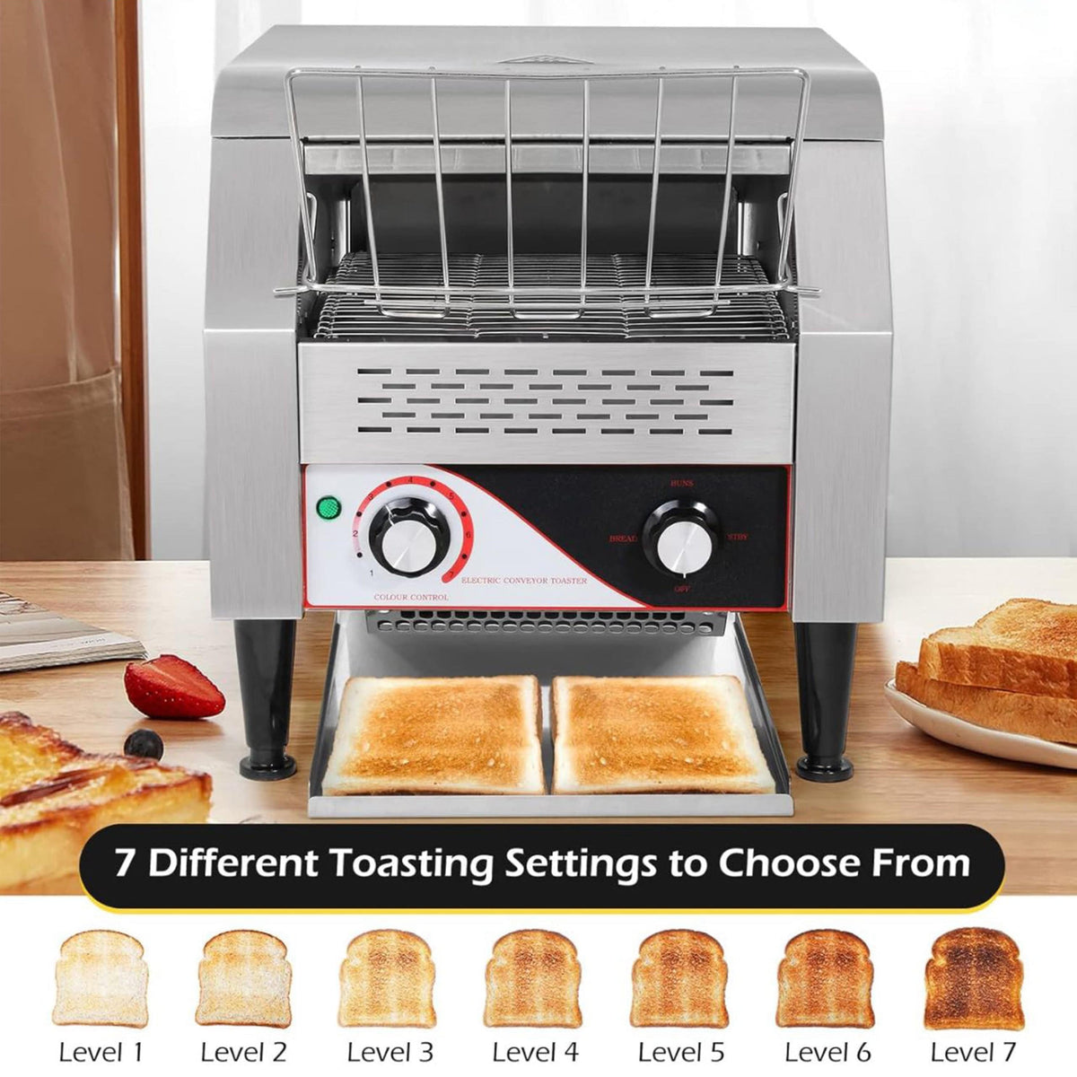 Turbo Range, Commercial 10" Wide Conveyor Toaster with 3" Opening - 300 ...