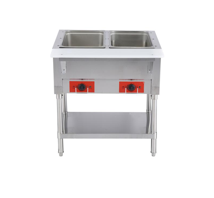 Turbo Range FZ-06B Electric Steam Table, 2 Well | Chefcoca