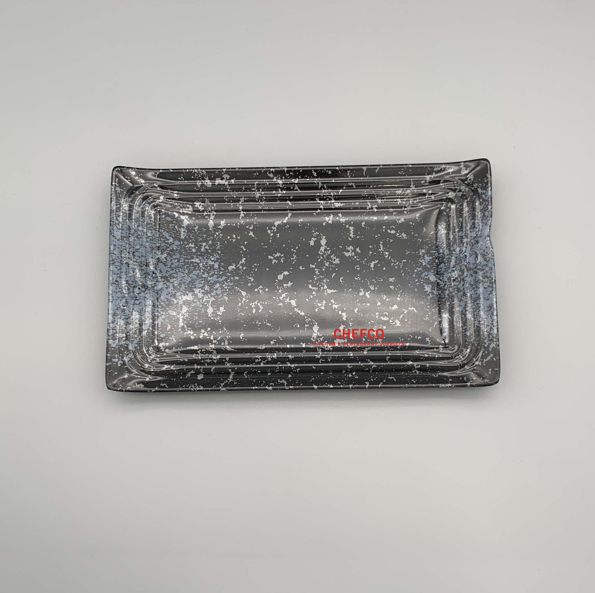 CHEFCO,Splatter Blue with Lines Melamine Plate (JB11550，JB11551） | Chefcoca