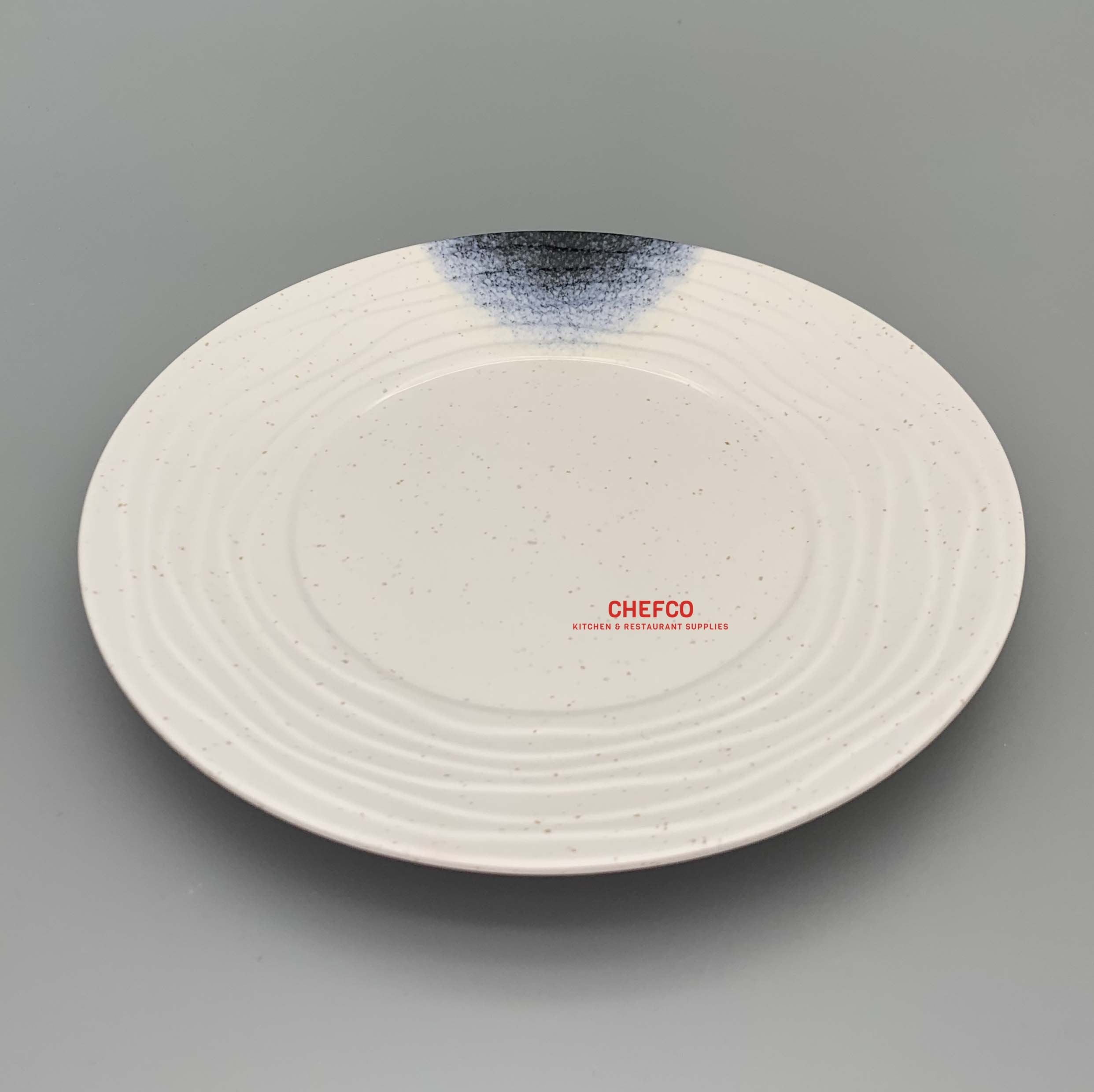 CHEFCO, Dark Blue Ombre Melamine Pasta Plate (PY8006)